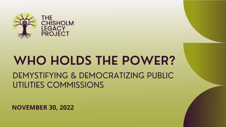 The Chisholm Legacy Project | Racial Justice is Climate Justice!